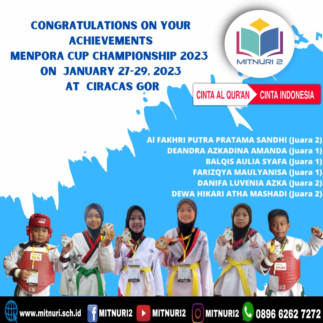 MITNURI 2 Meraih 6 medali dalam Menpora Cup Championship 2023 - MI ...